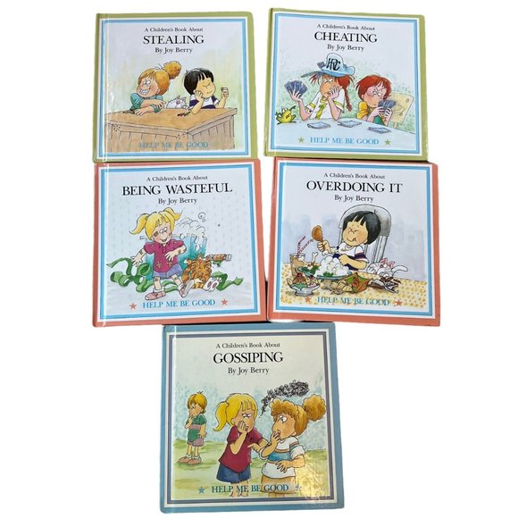Other | Joy Berry 5 Childrens Book Set Stealing Cheating Wasteful ...